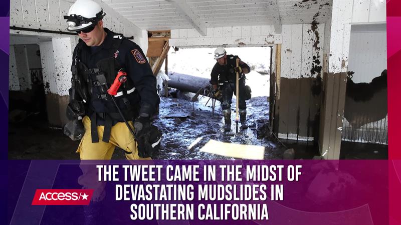 Rob Lowe Claps Back At Bella Thorne's Mudslide Traffic Tweet | Access