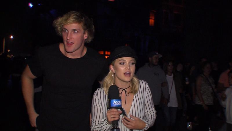 Logan Paul & Olivia Holt Vs. Universal Studios Hollywood's Halloween ...