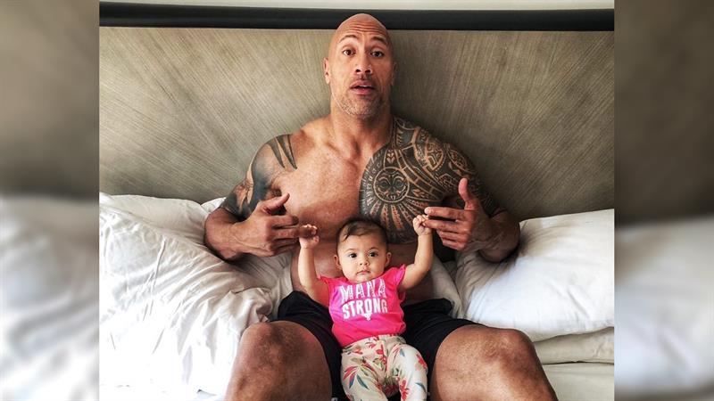 Dwayne 'The Rock' Johnson Shares A 1st Birthday Tribute To His Daughter ...