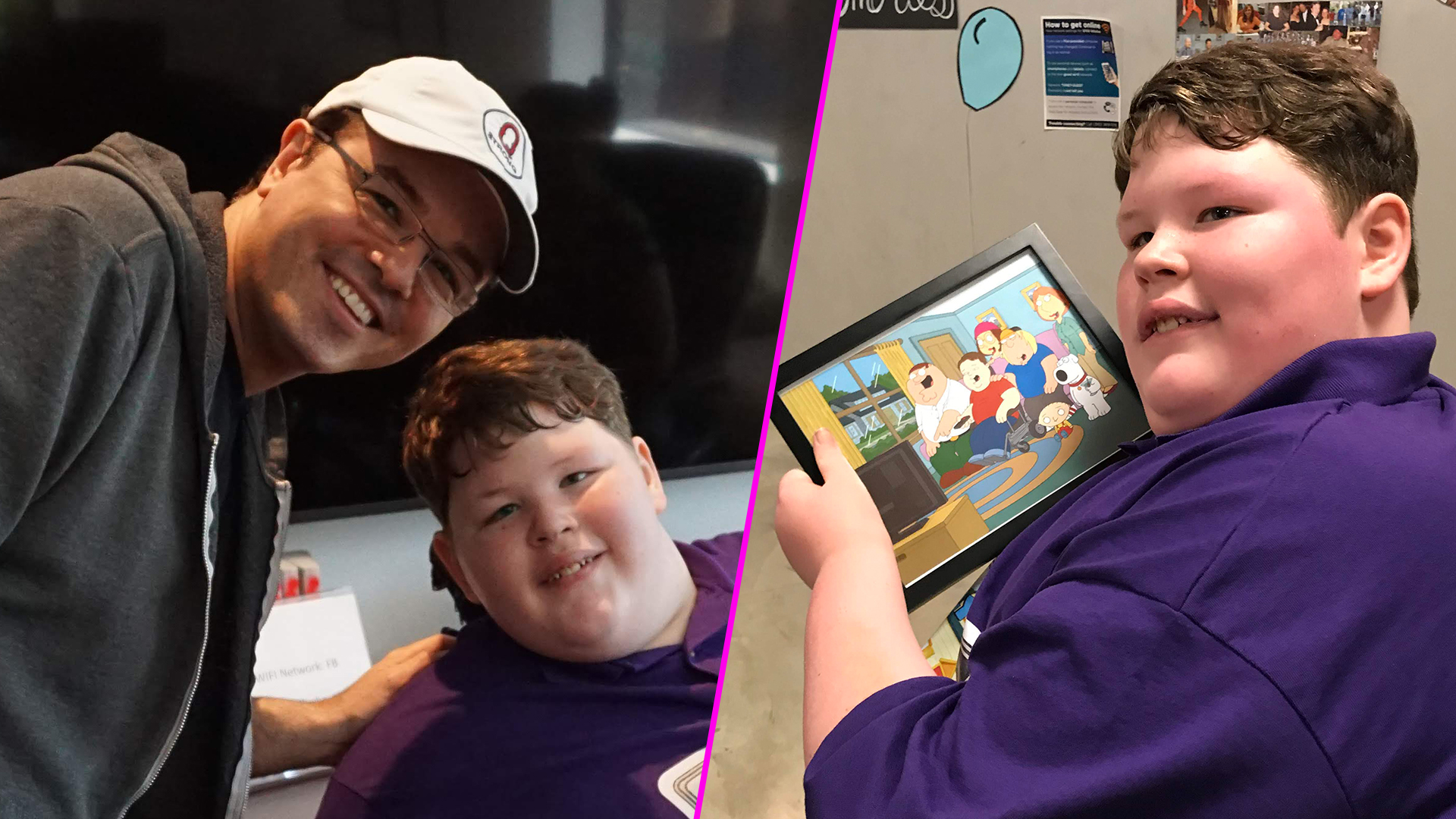 Disabled 'Family Guy' Fan Becomes Seth MacFarlane's Guest Of Honor for ...