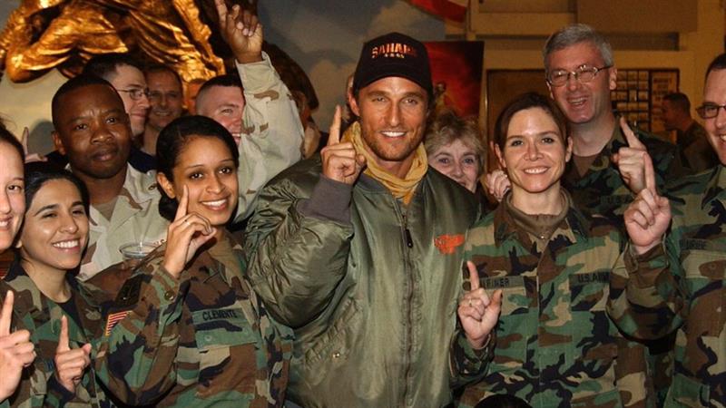 Matthew McConaughey, Reese Witherspoon And More Stars Salute The Troops ...