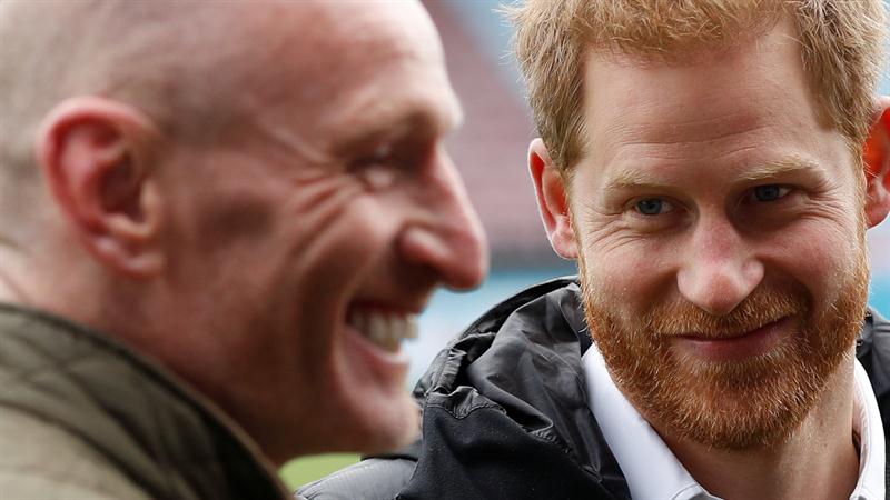 Prince Harry Praises Rugby Legend Gareth Thomas For 'Saving Lives' On ...