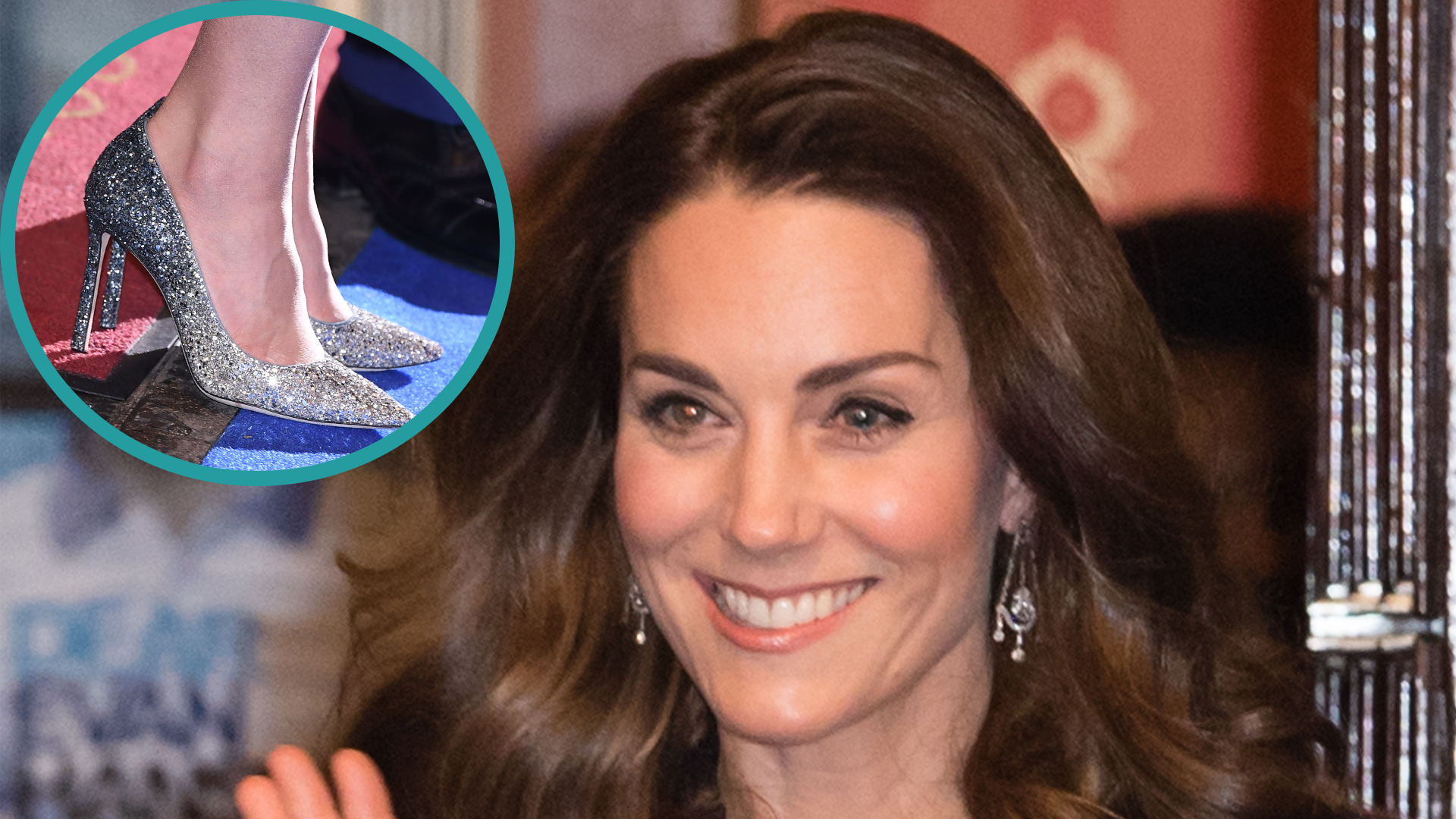 Kate Middleton Sparkles On Date Night With Prince William In Glittery ...
