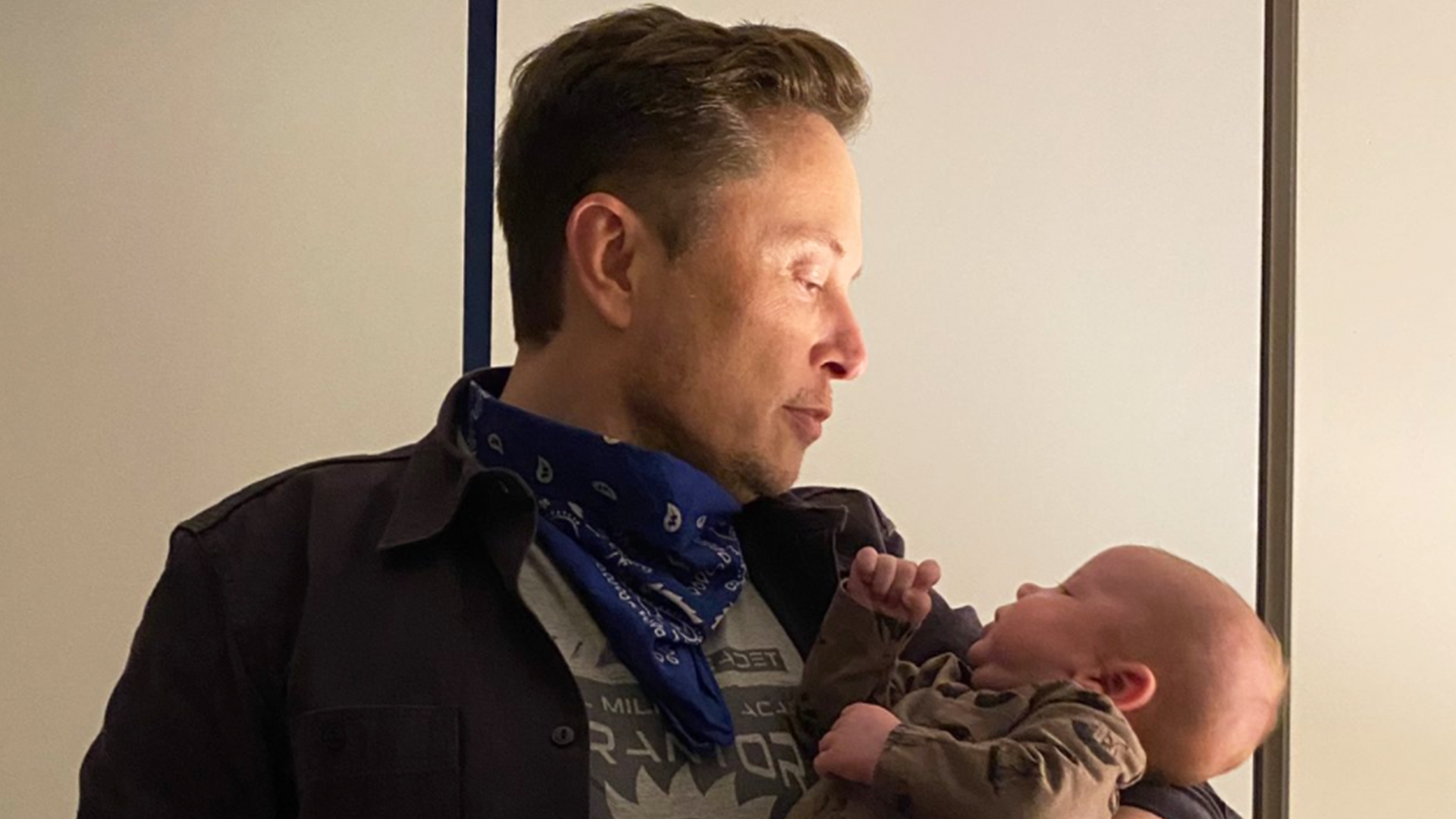 Elon Musk Gazes Lovingly At Baby X Æ A-12 In New Father-Son Photo | Access