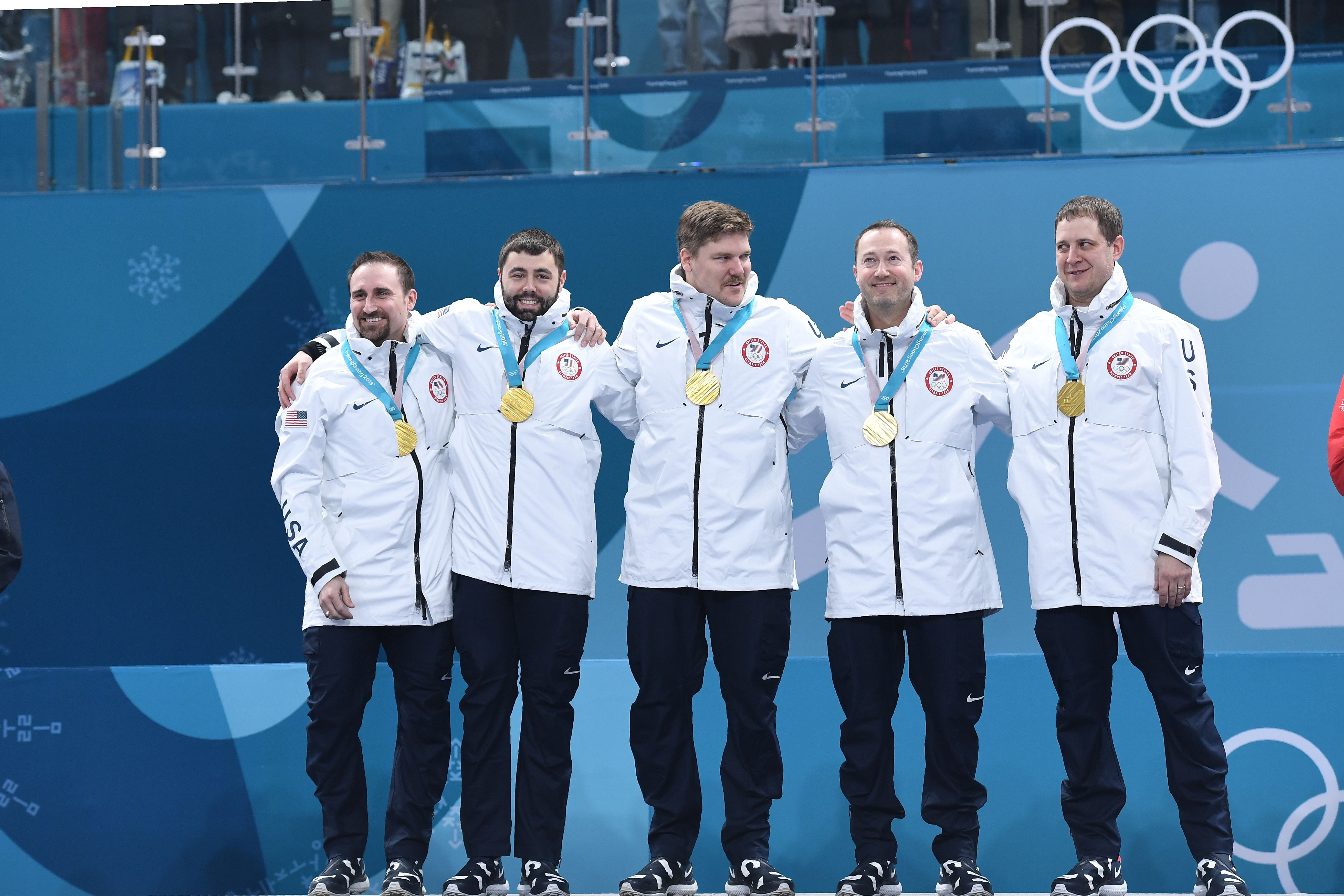 Curling Champions U S Men s Curling Team Wins First Ever Team USA 